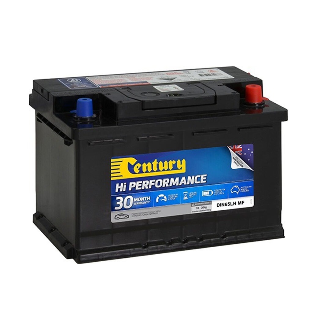 Century Hi Performance Car Battery DIN65LH MF - Battery Central Brisbane