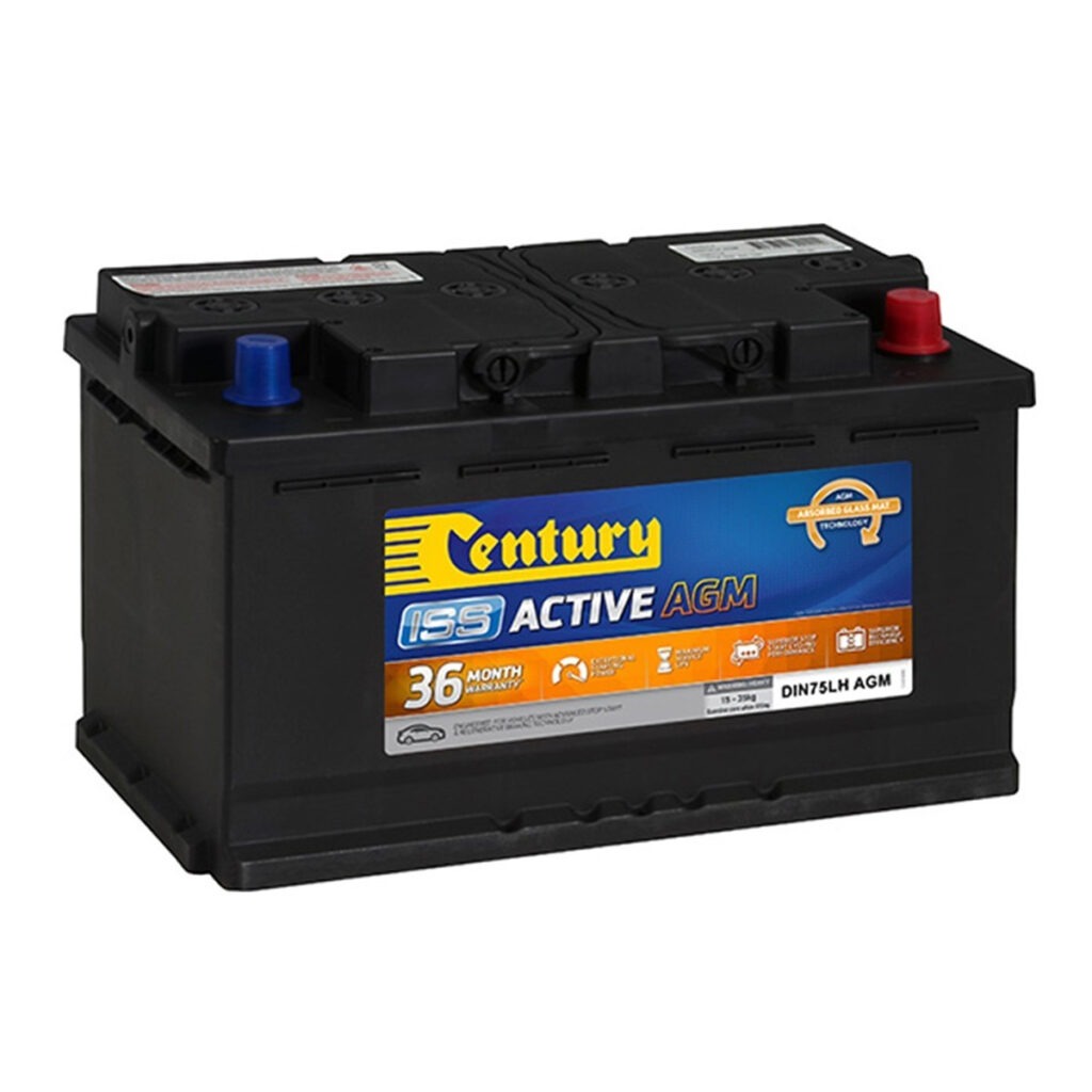Century ISS Active AGM Car Battery DIN75LH AGM - Battery Central Brisbane