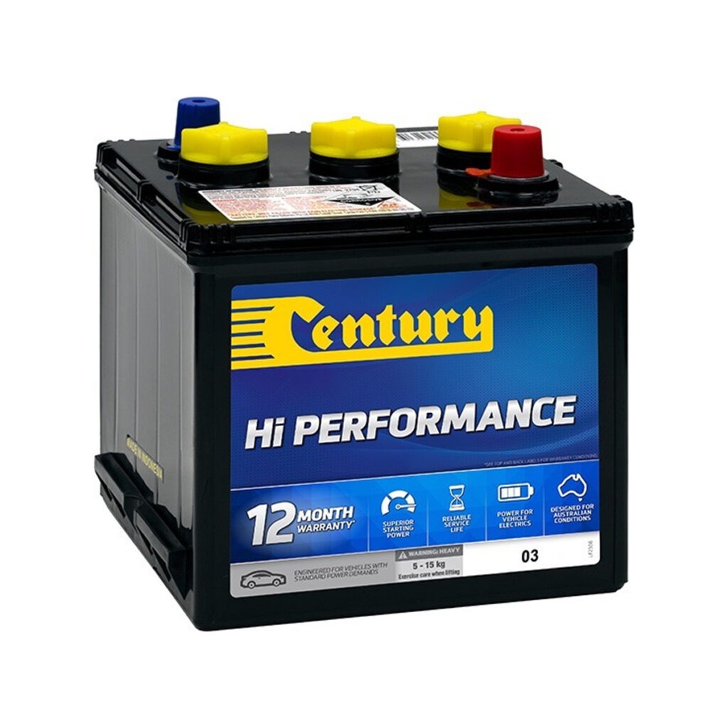 Century 6 volt Hi Performance Car Battery 03 - Battery Central Brisbane