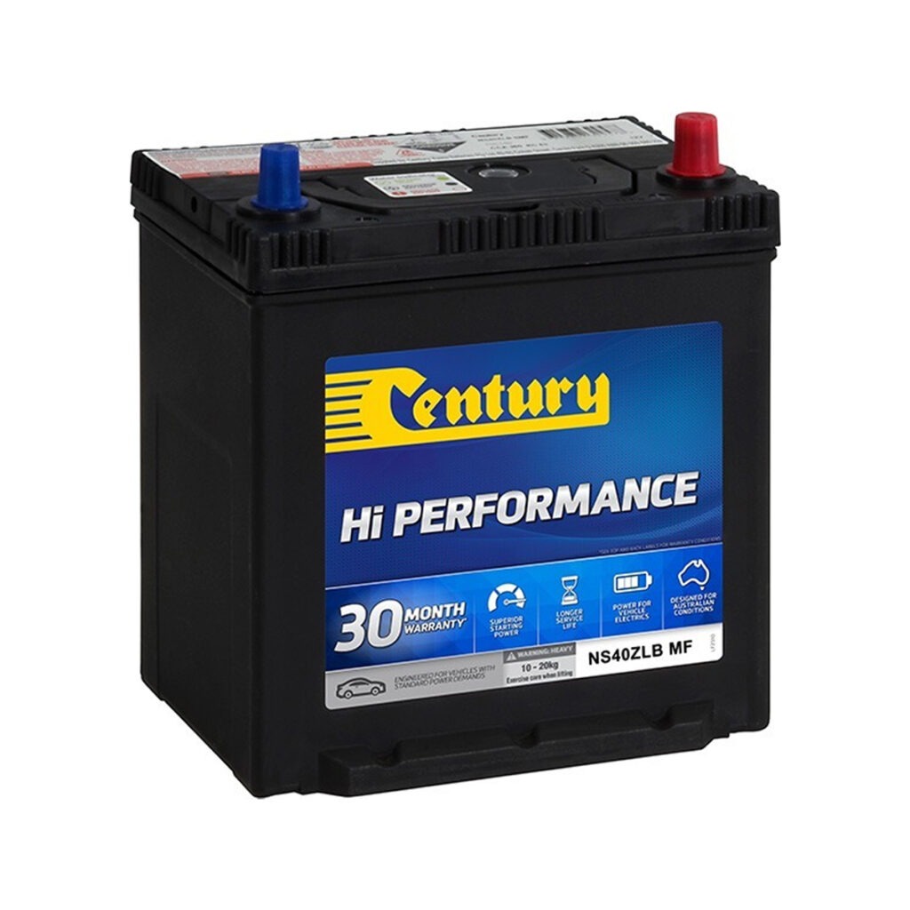 Century Hi Performance Car Battery NS40ZLB MF - Battery Central Brisbane