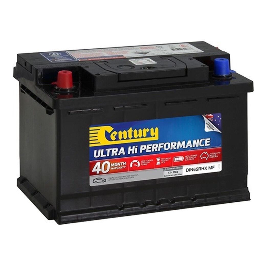 Century Ultra Hi Performance Car Battery DIN65RHX MF - Battery Central ...