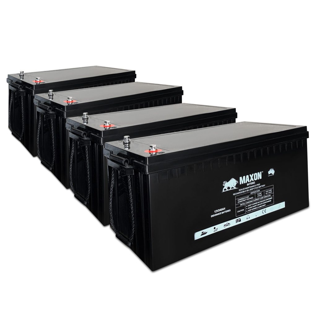 Maxon 24V 600Ah Off Grid Battery Bank MXEG12-300x 4 - Battery Central ...