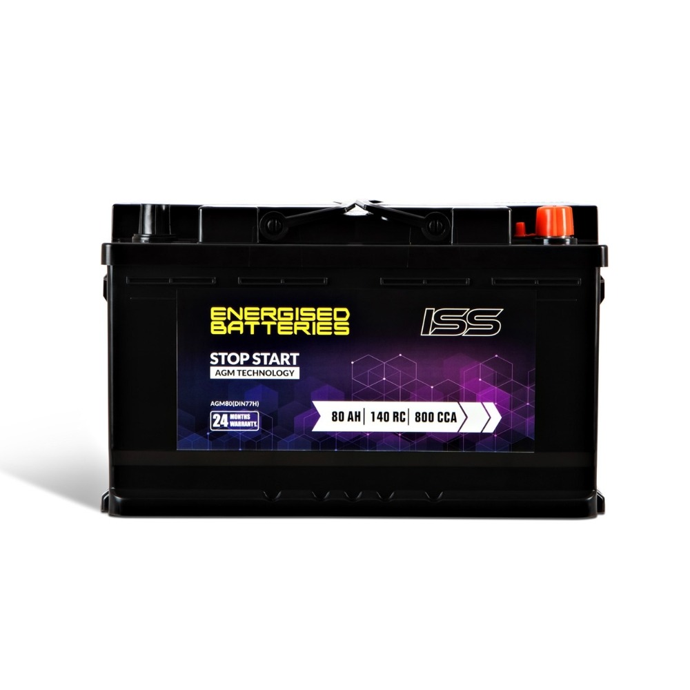 Energised AGM Start Stop Battery AGM80 (DIN77H) - Battery Central Brisbane