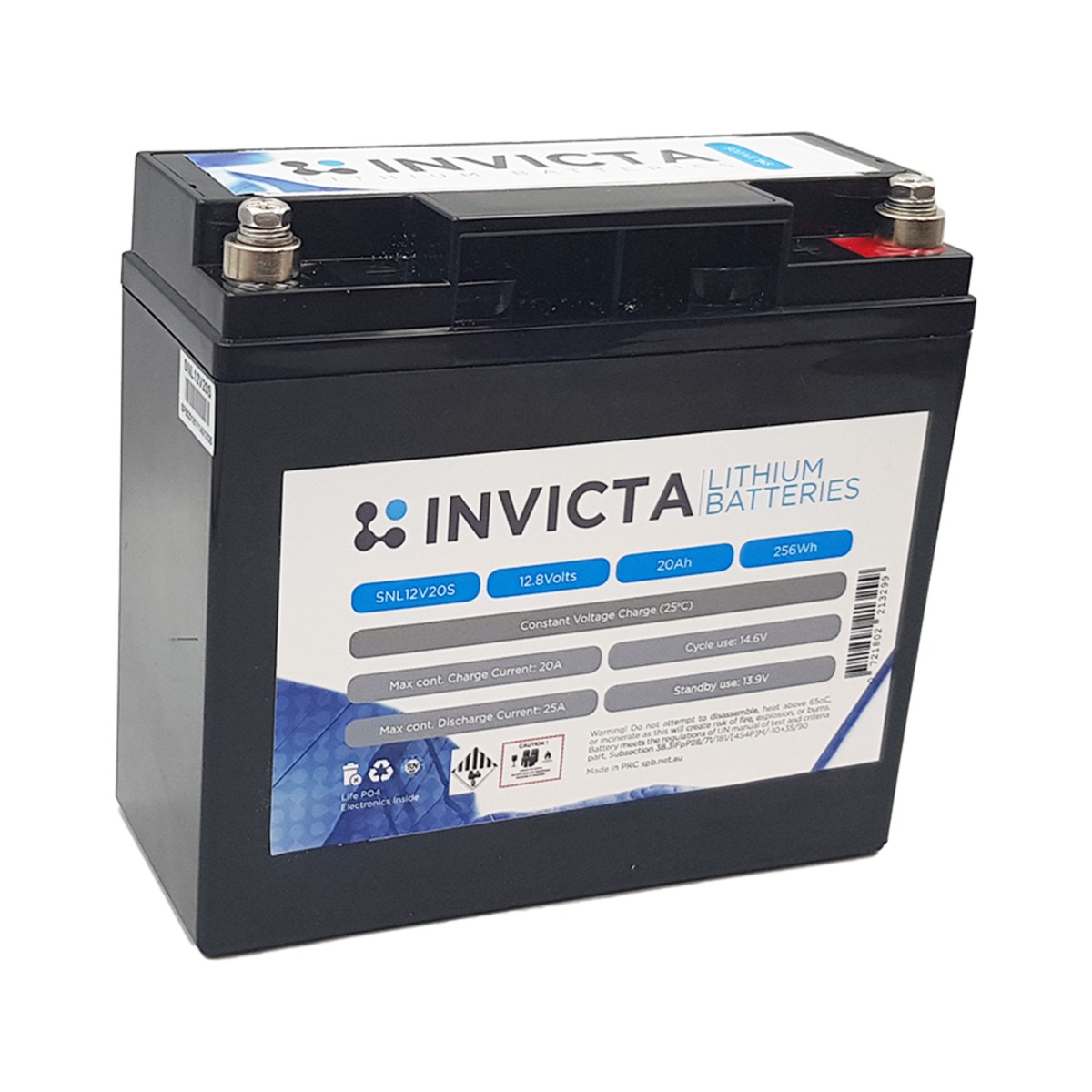 Invicta Lithium 12V 20Ah SNL12V20S - Battery Central Brisbane