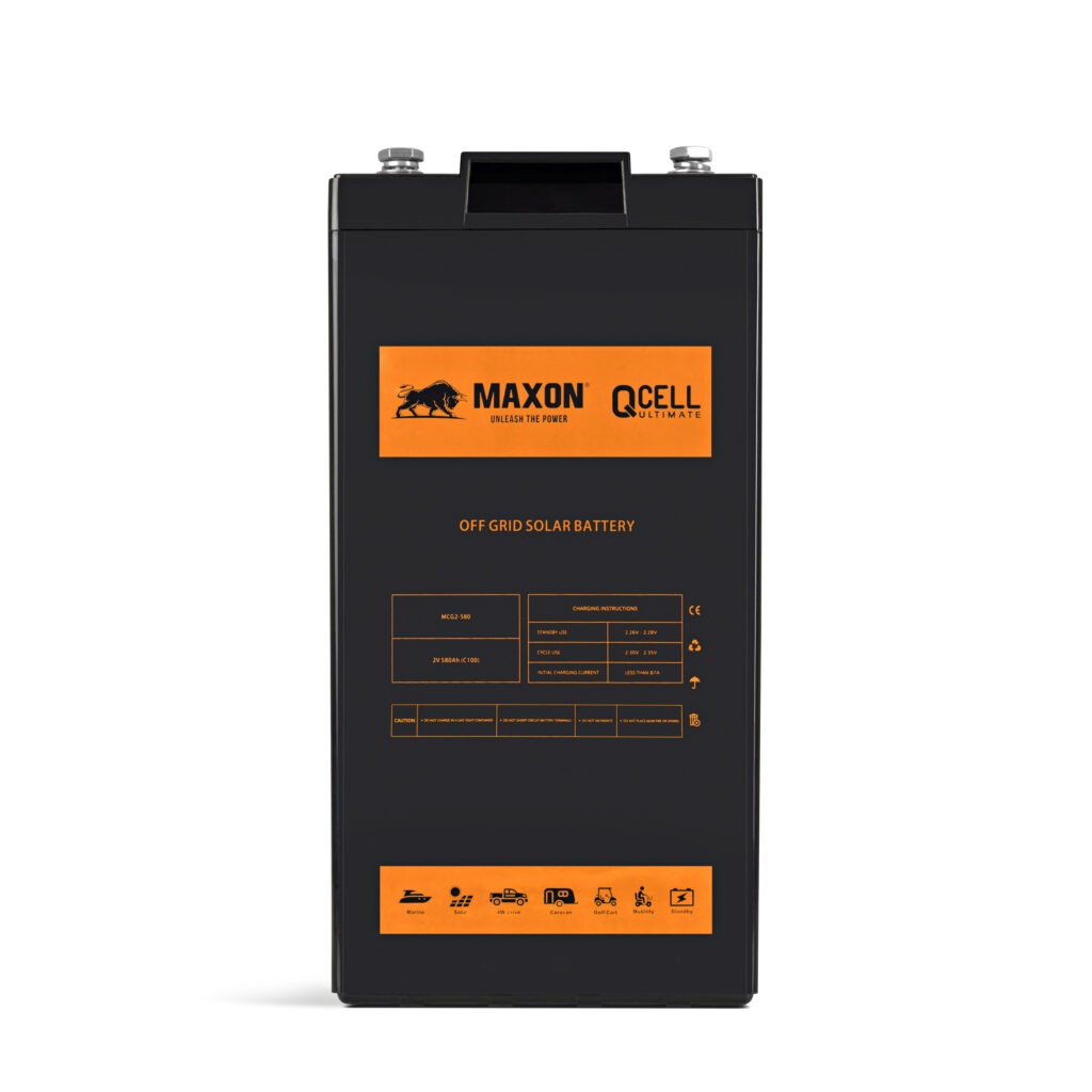 Maxon 12V 1160Ah Deep Cycle Solar Battery Bank MCG2-580 x 12 - Battery ...