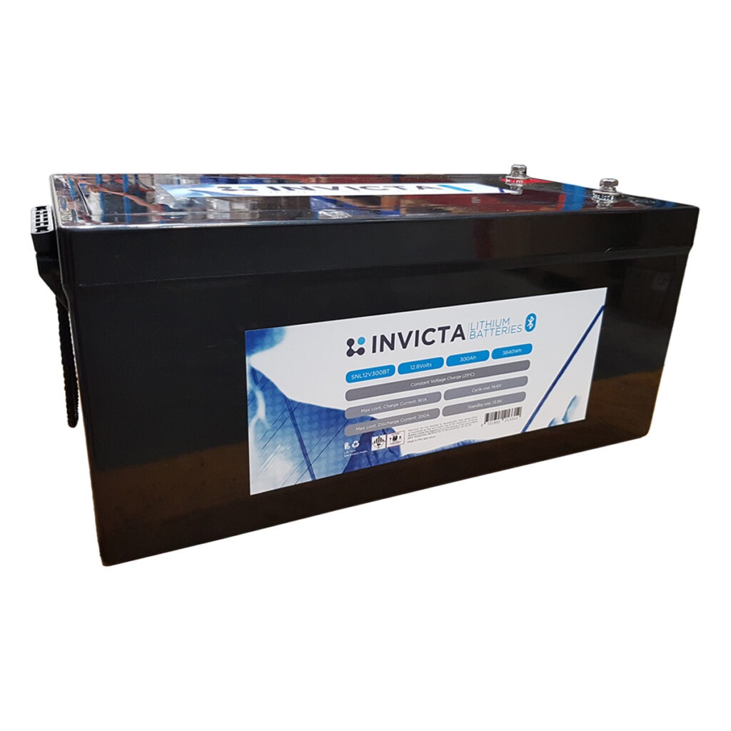 Invicta Lithium Deep Cycle Battery 12V 300Ah SNL12V300BT - Battery ...