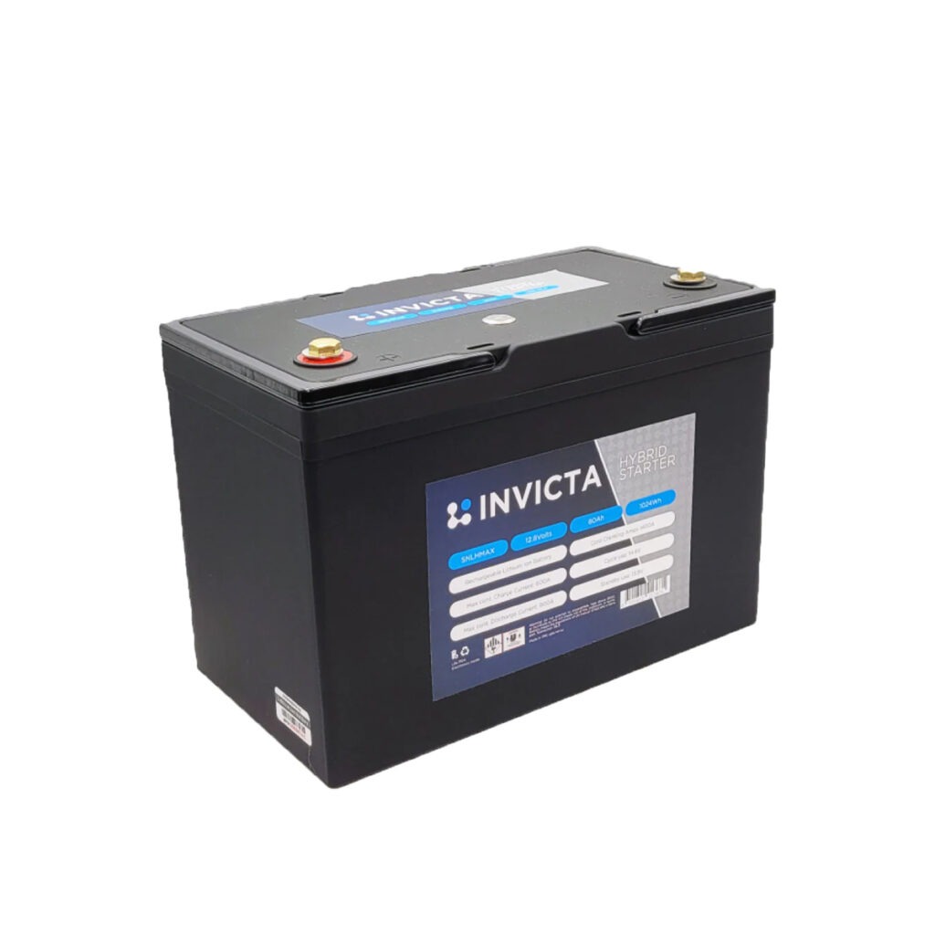 Invicta Hybrid Starter Lithium Battery Extreme 12V 80Ah SNLHMAX ...