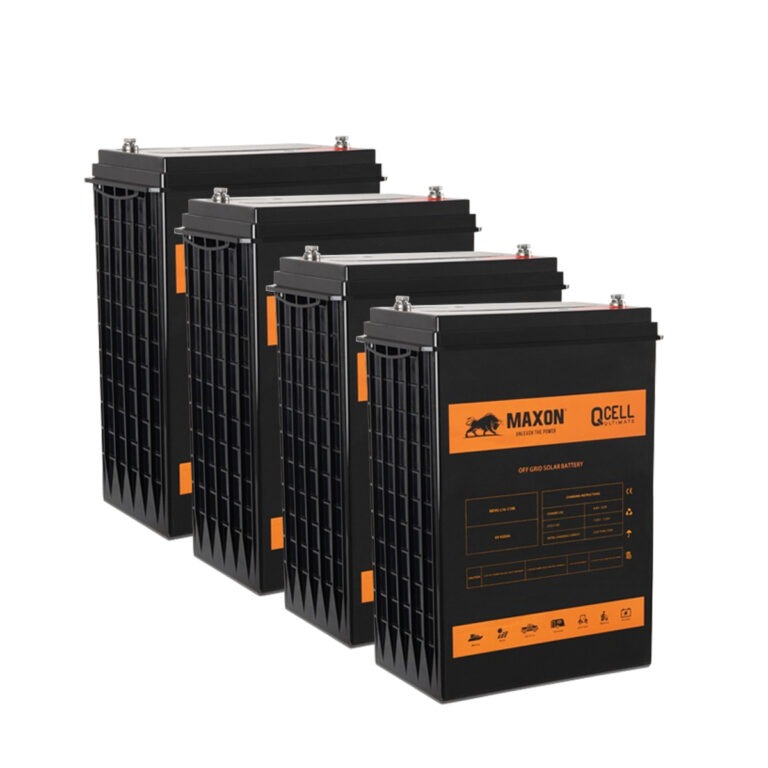 Maxon 24V 420Ah Deep Cycle Solar Battery Bank MEVG-L16 x 4 - Battery ...