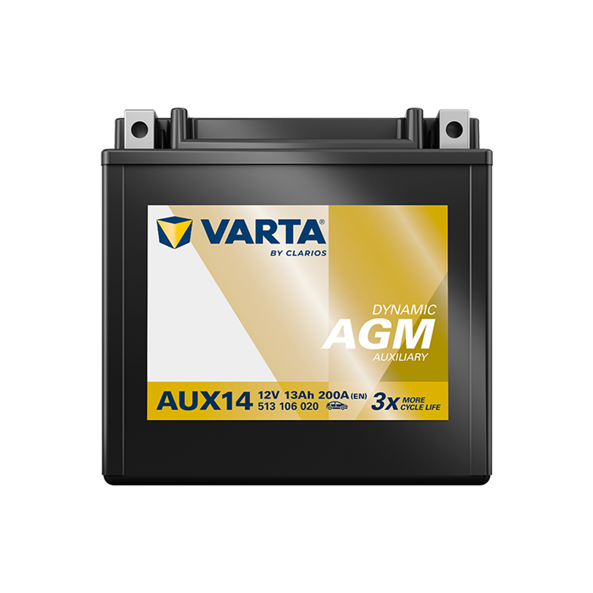 Varta AUX14 AGM Auxiliary Battery - Battery Central Brisbane