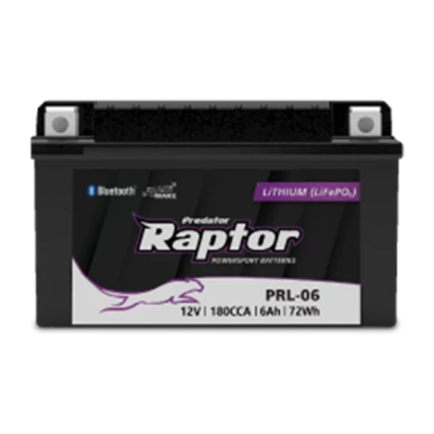 Predator Raptor Lithium Motor Cycle Battery PRL-06 - Battery Central ...