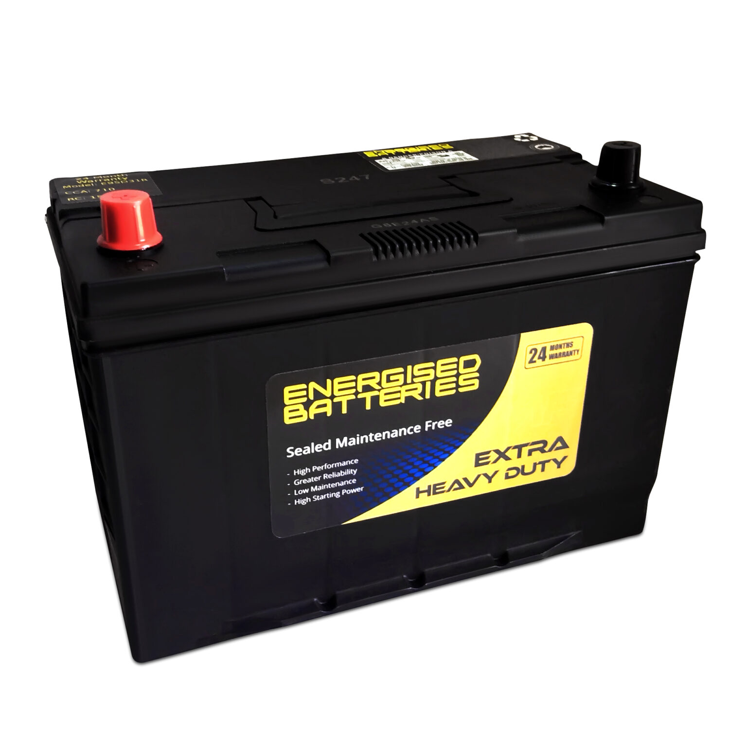 Energised MF Battery DEL-N70ZZ (95D31R) - Battery Central Brisbane